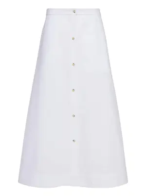 TOTEME High-rise Maxi Skirt - White