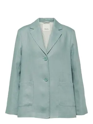 Max Mara Socrates Single-breasted Blazer - Blue
