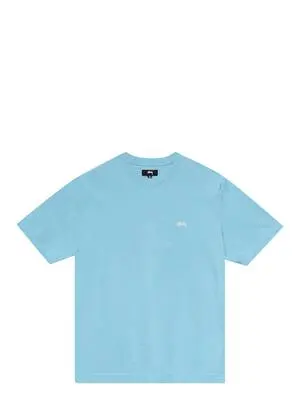 StÜssy Stock Logo Short-sleeve Crew - Blue