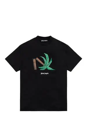 Palm Angels Broken Palm Classic T-shirt - Black