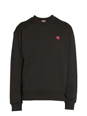 Kenzo Boke Flower Cotton Sweatshirt - Black