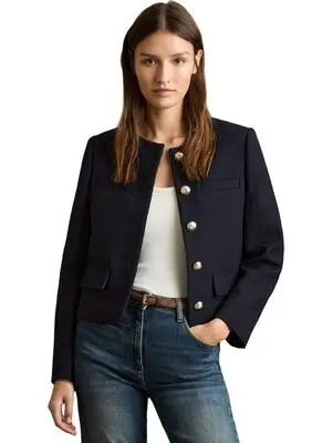 REISS Reiss Nola Cropped Wool Jacket
