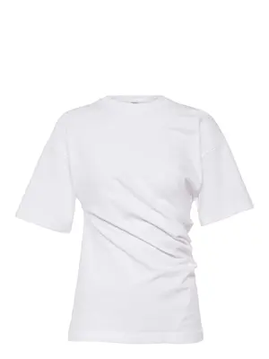 TOTEME Twisted Cotton Jersey T-shirt - White