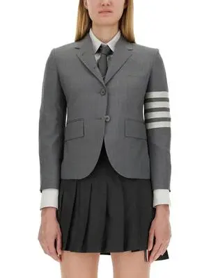 Thom Browne Single-breasted Jacket - Grey