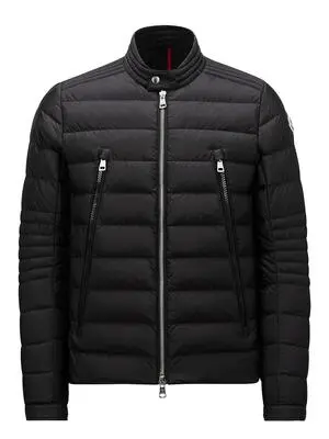Moncler Amiot Down Biker Jacket - Black