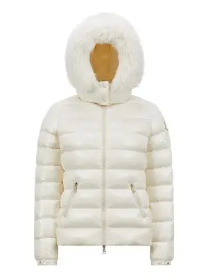 Moncler Badyf Hooded Down Jacket White