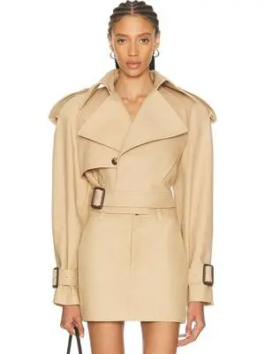 Wardrobe.NYC Trench Jacket - Khaki