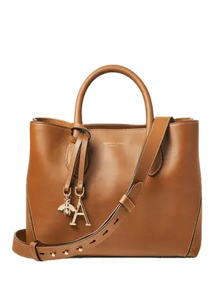 ASPINAL OF LONDON ASPINAL OF LONDON Midi London Tote Brown