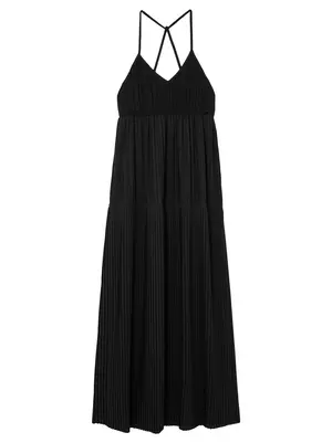 JOSEPH Amicie Tiered Maxi Dress - Black