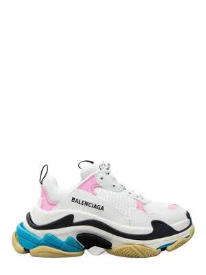 Balenciaga Triple S Light Sneakers Pink/white/turquoise