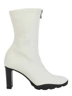 Alexander McQueen Zip Up Ankle Boots - Ivory