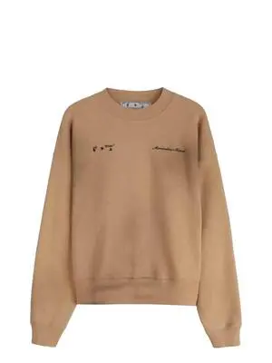 Off-White C/o Project Maybach Long Sleeve Sweatshirt - Beige