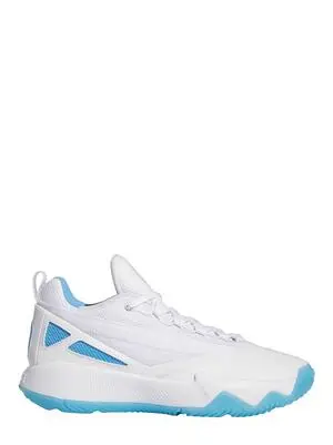 Adidas Athletic Lace Up Sneakers - Cloud White/blue Burst/silver Metallic