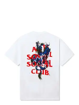 ANTI SOCIAL SOCIAL CLUB Double Dragon Tee Shirt - White