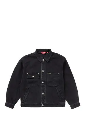 Supreme Denim Chore Trucker Jacket - Black