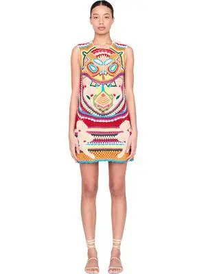 MARIE OLIVER Shawna Crochet Dress - Rainbow
