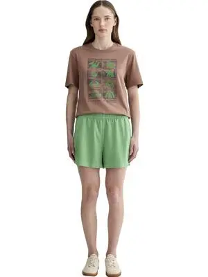 Everlane Off-Duty Short Green Garment Dye