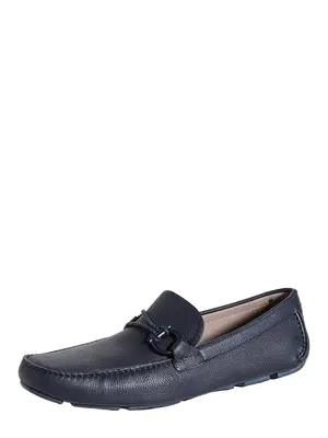 FERRAGAMO Front Driving Loafer - Blue Marine