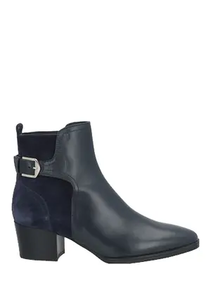 TOD'S Leather Ankle Boots - Blue