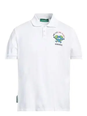 Dsquared2 Polo Shirt Size Cotton - White