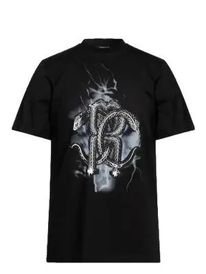 Roberto Cavalli T-shirt Size Cotton - Black