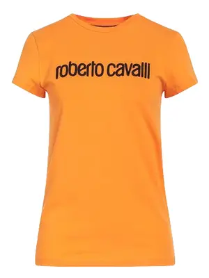 Roberto Cavalli Logo-print T-shirt - Orange