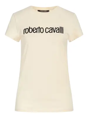 Roberto Cavalli Logo-print T-shirt - White