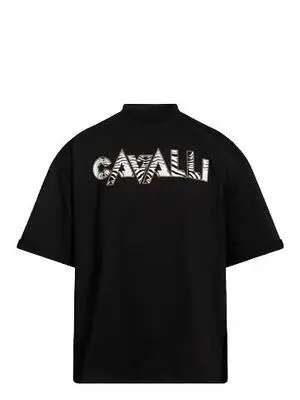 Roberto Cavalli T-shirt Size Cotton - Black