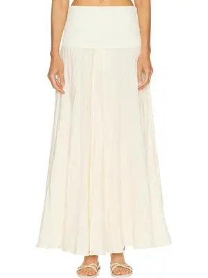 Johanna Ortiz Light And Sound Ankle Skirt - Ecru
