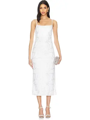 Likely Leala Sequin-embellished Dress - White