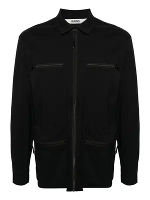 Rains Tomar Ripstop Shirt Jacket - Black