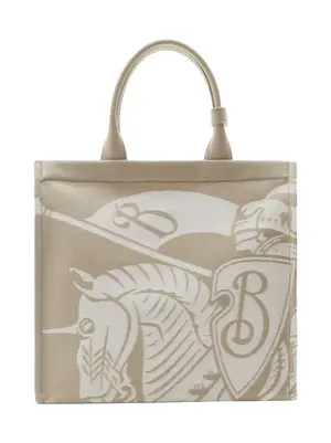 Burberry Equestrian Knight Tote - Neutrals