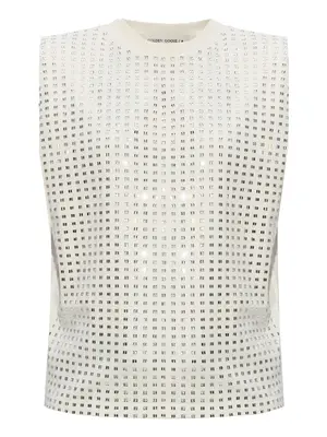 GOLDEN GOOSE DELUXE BRAND Golden Goose Crystal-Embellished Top