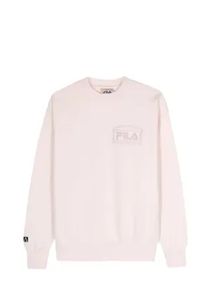FILA Logo-print Cotton Sweatshirt - Pink
