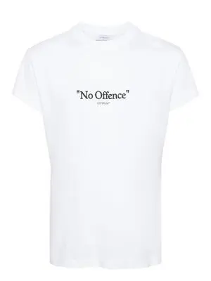 Off-White No Offence Cotton T-shirt - White