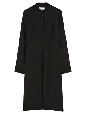 JIL SANDER Buttoned-up Shirt Dress - Black
