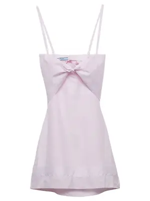 Prada Cotton Mini Dress - Pink
