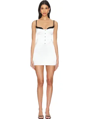 Superdown Livia Mini Dress - White