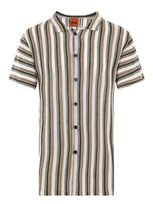 VITELLI Striped Short-sleeve Shirt