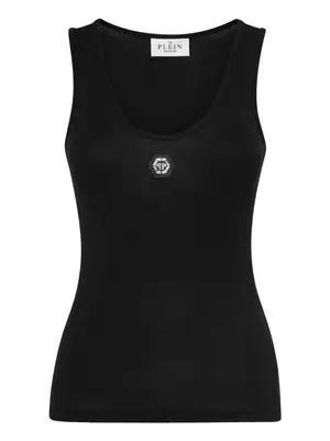 Philipp Plein Logo Tank Top - Black