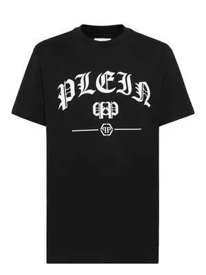 Philipp Plein Logo-print Cotton T-shirt - Black