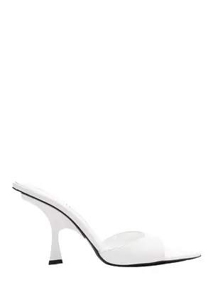 Attico Ester 95mm Mules - White