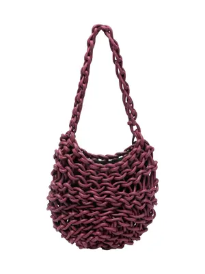 Alienina Alice Interwoven Shoulder Bag - Purple