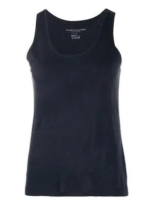 Majestic Filatures Linen-blend Tank Top - Blue