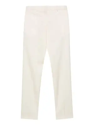 JIL SANDER Pressed-crease Straight-leg Trousers - Neutrals