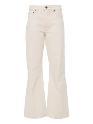 Our Legacy Moto-cut Flared Jeans - Neutrals