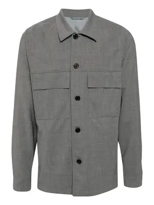 PAUL SMITH Long-sleeves Wool Shirt