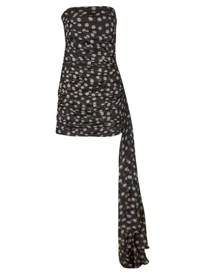 RAQUEL DINIZ Raquel Diniz Ambra Polka-Dot Minidress