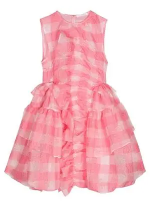 Cecilie Bahnsen Giselle Ruffled Minidress - Pink