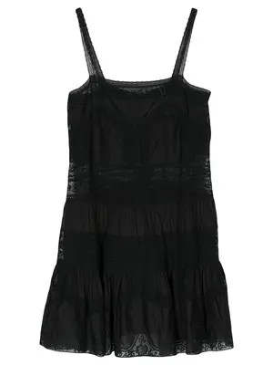 Zimmermann Halliday Lace-trim Minidress - Black